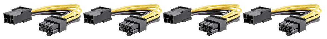 Buy StarTech PCIEX68ADAP PCI Express 6 pin t... | Comms Express