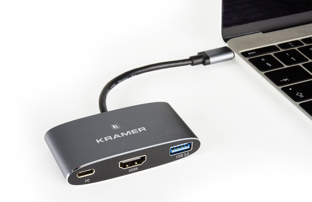 Buy Kramer KDock-1 USB-C Hub Multiport Adapter | Comms Express
