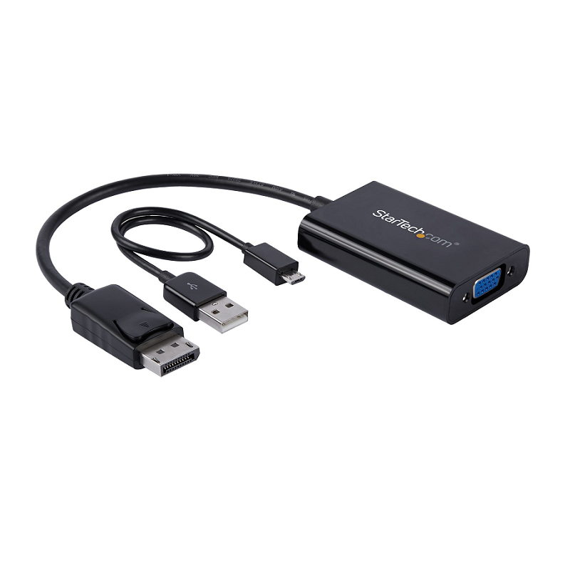 Buy StarTech DP2VGAA DisplayPort to VGA Adapter with Audio | Comms Express