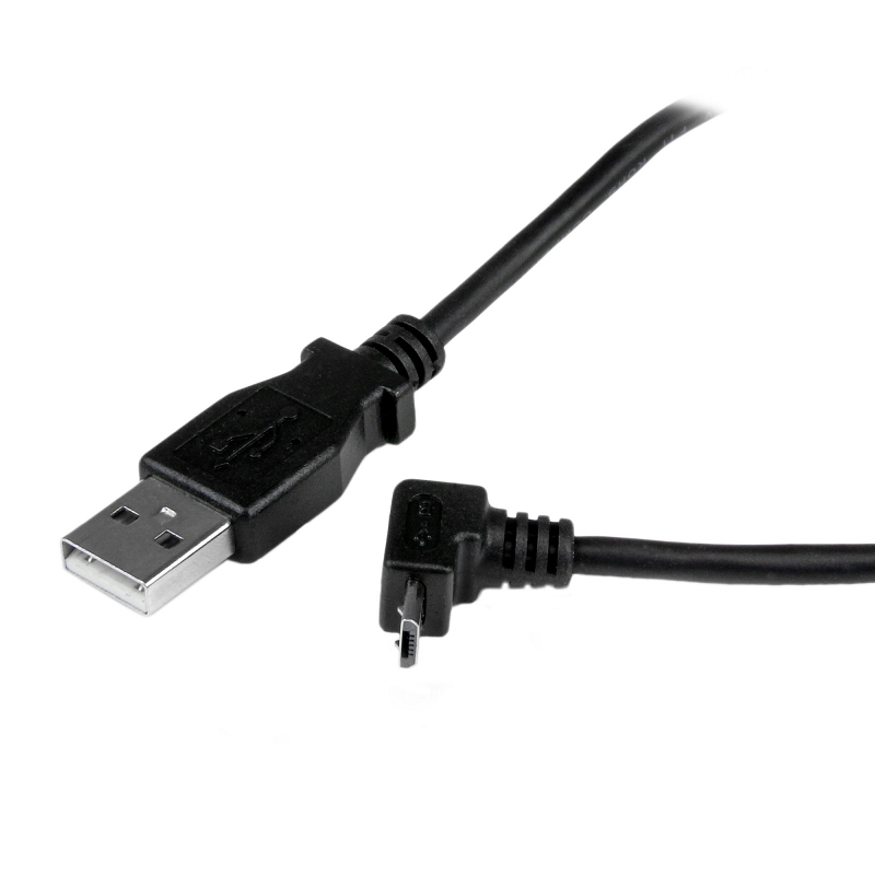 Buy StarTech USBAUB1MU 1m Micro USB Cable - A to Up Angle Micro B