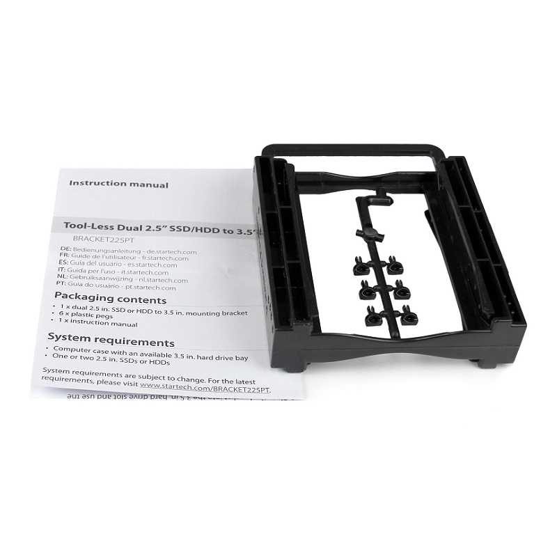 Buy StarTech BRACKET225PT Dual 2.5 inch SSD/HDD | Comms Express