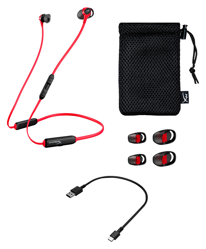 Buy HP 4P5H7AA HyperX Cloud Buds Wireless Headphones Red-Black | Comms ...