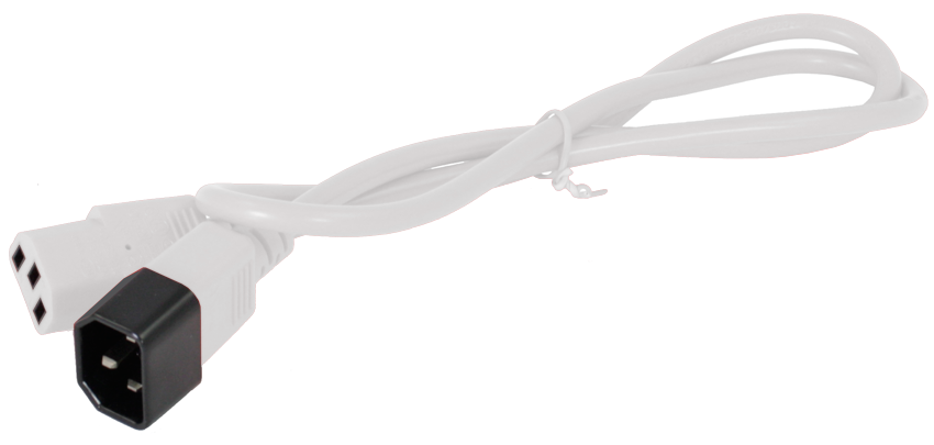 IEC Male - Female Power Extension Lead